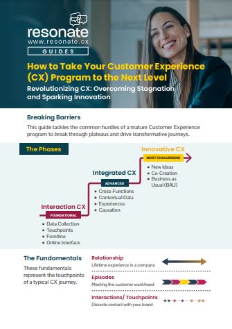 Quick Guide to Level Up Your CX Program | Guide | Resonate Solutions